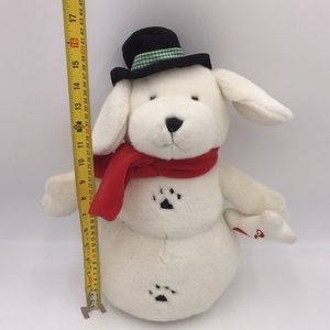 Vintage | Toys | Dog Snowman Plush Stuffed Animal 7 Holiday Petsmart ...